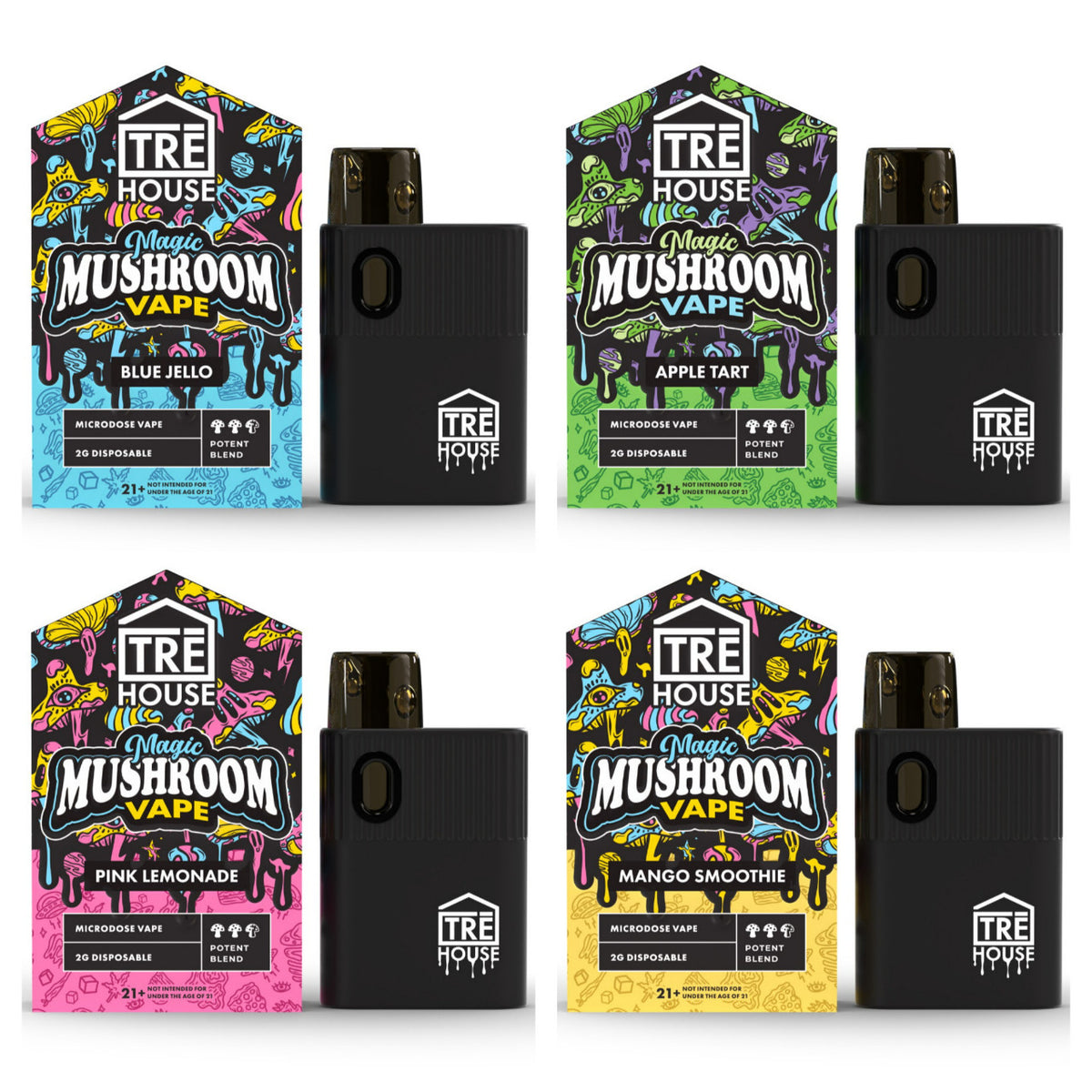 Tre House Magic Mushroom Disposable Vape - 2G | Eliquidstop